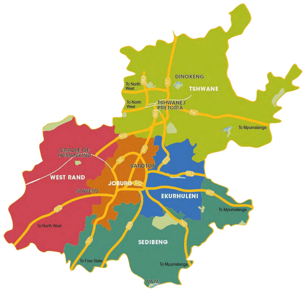 Gauteng Map: Explore South Africas Vibrant Heart