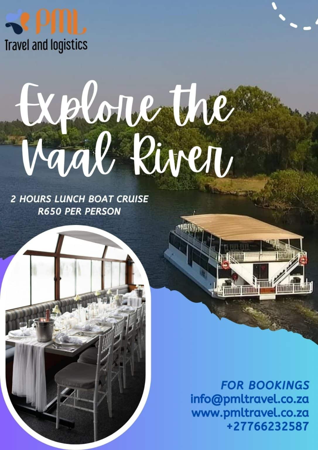 PML Travel and Logistics: Vaal River - Gauteng